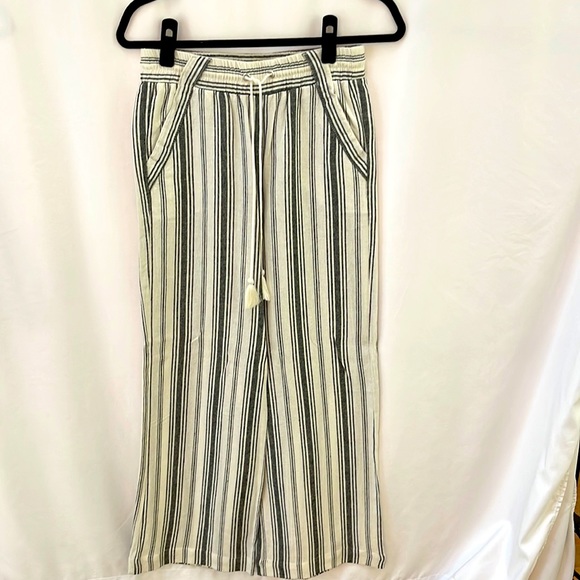 Rewind | Pants & Jumpsuits | Rewind Linen Blend Pants | Poshmark